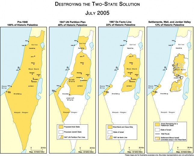 two state solution map - Hejorama