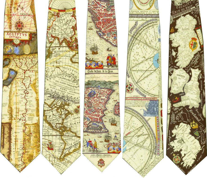 The Monday Map: maps on clothes - Hejorama