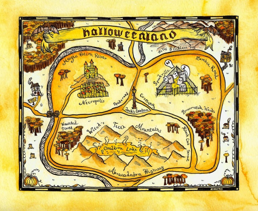 The Monday Map: Typographic Topography - Hejorama