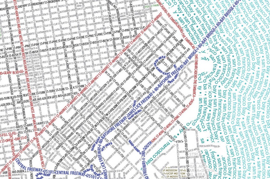The Monday Map: Typographic Topography - Hejorama