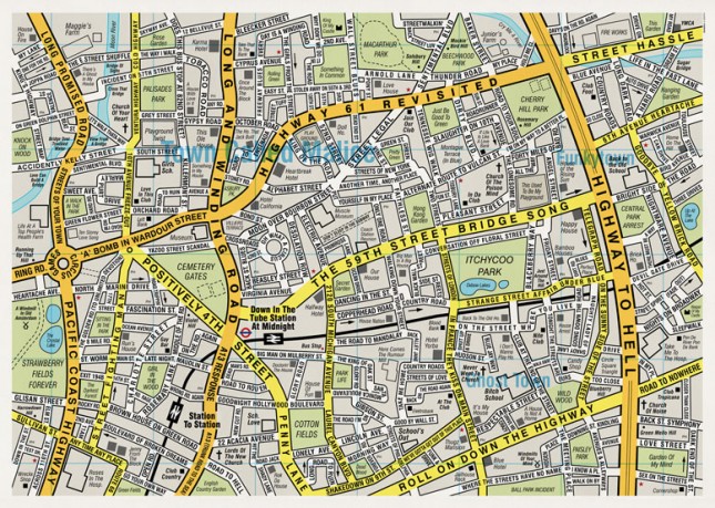 The Monday Map: Typographic Topography - Hejorama